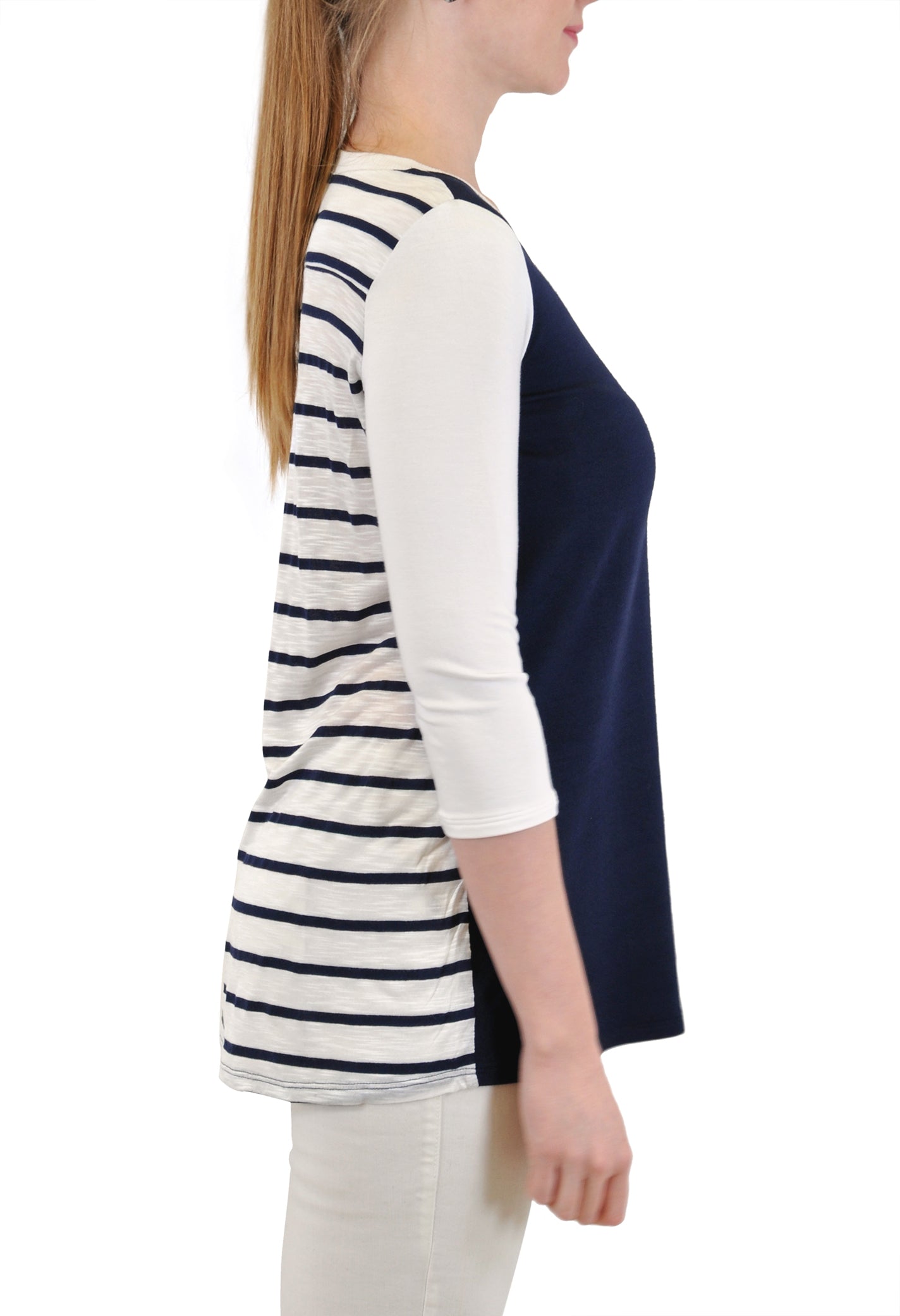 HALF N' HALF QUARTER SLEEVE