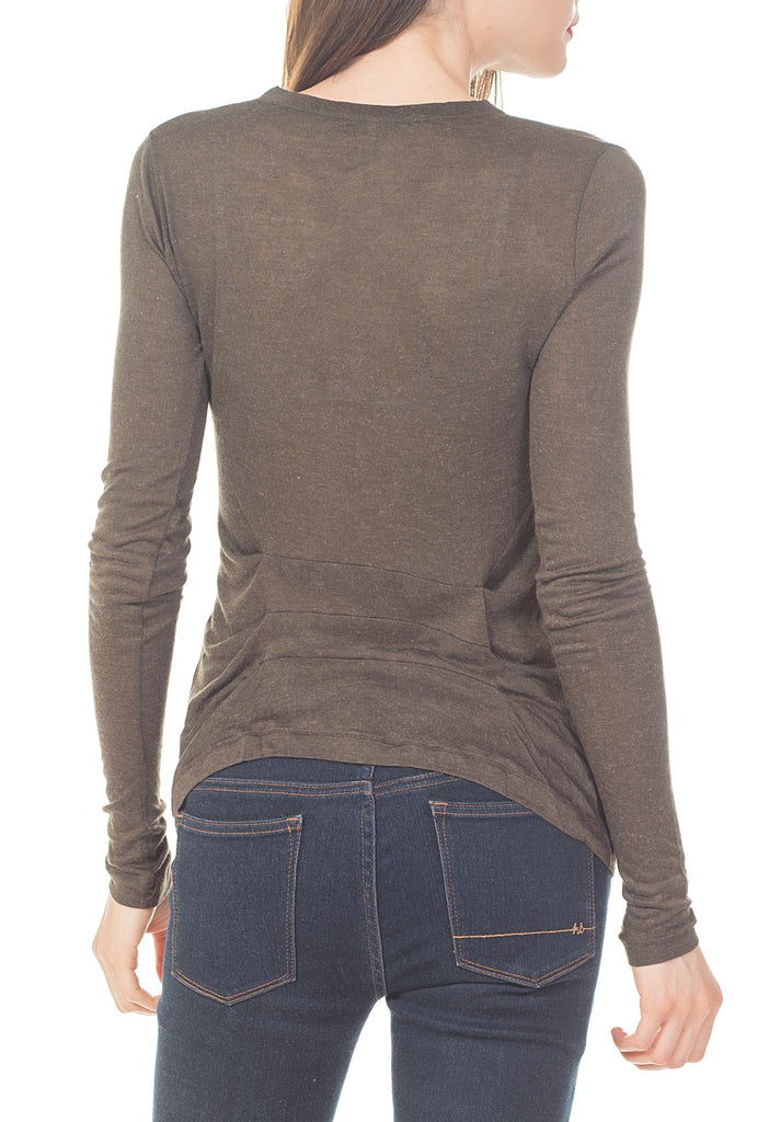 Button Front Pleated Back Jacket